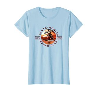 Volkswagen VW Santa Monica Beach Club Wohnmobile T-Shirt