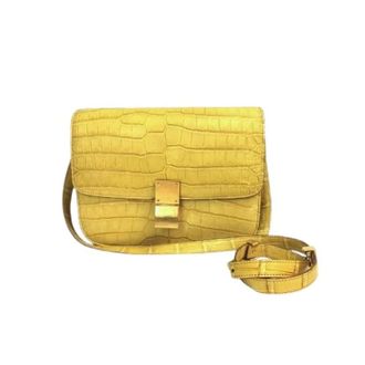 Celine Pre-owned Classic Box Umh&auml;ngetasche - - Pre-owned - Damen - Gelb - ONE SIZE