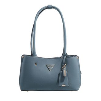 Guess Satchels - Meridian Shoulder Satchel - Gr. unisize - in Blau - f&uuml;r Damen