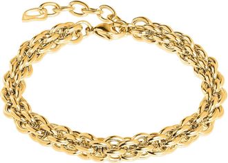 Coeur de Lion Armband - Armband Mesh Chain Classic - Gr. ONE SIZE - in Gold - f&uuml;r Damen
