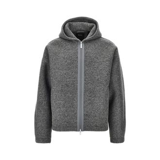 Herno Blouson-Jacke aus Wollmischgewebe - - Sweatshirts & Hoodies - Herren - Grau - M