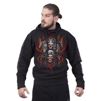 Spiral Revelation Kapuzenpullover f&uuml;r Herren/Damen Unisex, R&uuml;cken- und &Auml;rmeldruck (Schwarz)