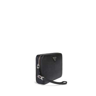 Prada Pochette en cuir Saffiano