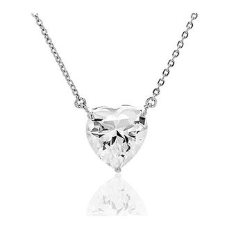 Cleor Collier en argent 925/1000 et zircon