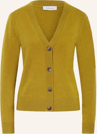 Darling Harbour Darling Harbour Strickjacke Aus Cashmere gelb