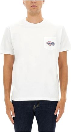 Dsquared2 Homme, Tops, Blanc, Taille: S T-Chemises