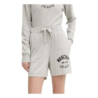 Moschino Logo-Print Shorts - - Shorts - Damen - Grau - XL