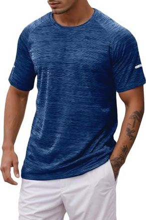Generic T-shirts pour hommes en coton col rond l&eacute;ger haut loisirs confortable respirant extensible dans de nombreuses couleurs hommes t-shirts d&eacute;t&eacute; basiques t