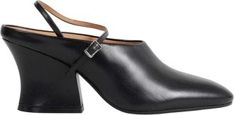 Jil Sander Femme, Chaussures, Noir, Taille: 39 EU Mules &agrave; brides et talon bloc