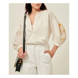 Sessun Blouse Brod&eacute;e Lohafolk Sess&ugrave;n