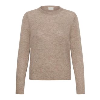 Kaffe Kamelanie Pullover - - Knitwear - Damen - Beige - XL