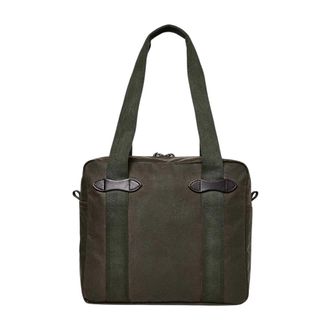 Filson Tin Cloth Zipper Tote Bag - - Bags - Herren - Gr&uuml;n - ONE SIZE