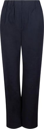 Max Mara pantalon à design plissé - Bleu