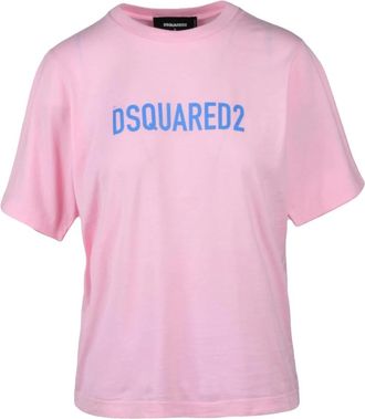 Dsquared2 Femme, Tops, Rose, Taille: 38 FR T-Shirt