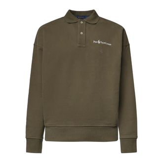 Polo Ralph Lauren Homme, Sweatshirts et sweats &agrave; capuche, Vert, Taille: S SweaT-shirts