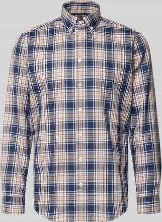 Christian Berg Regular Fit Business-Hemd mit Button-Down-Kragen