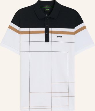 HUGO BOSS Poloshirt Paule Goc Slim Fit weiss