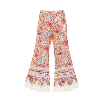 Zimmermann Femme, Pantalons, Multicolore, Taille: 38 FR Muflo Pantalon Large