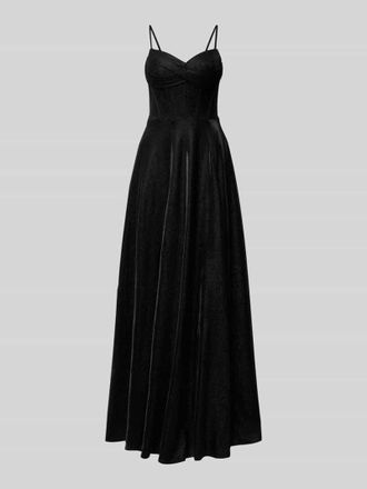 Luxuar Abendkleid mit Herz-Ausschnitt