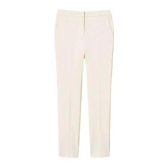 Twinset Zigarettenhose mit verstecktem Haken - - Trousers - Damen - Beige - S