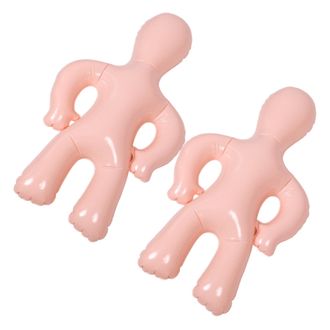 Cabilock 2st&uuml;cke Aufblasbare Halloween-k&ouml;rperpuppe Als Deko-Ornament Simulierte F&uuml;r Partyfotorequisiten Tragbares Design F&uuml;r Spukhaus-Dekorationen