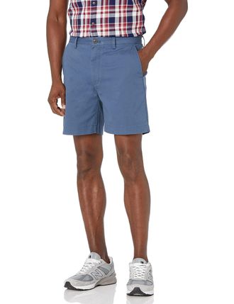 Amazon Essentials Herren 18 cm Chinoshorts Mit Klassischer Passform, Tiefblau, 34W