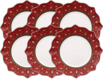 Villeroy & Boch Toys Delight Speiseteller rot 29 cm Set6