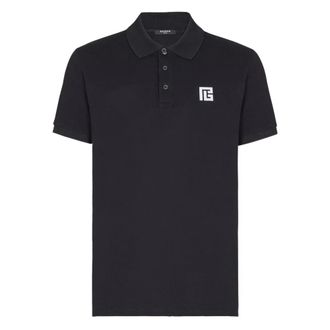 Balmain Femme, Tops, Noir, Taille: 38 FR Classic SS Polo