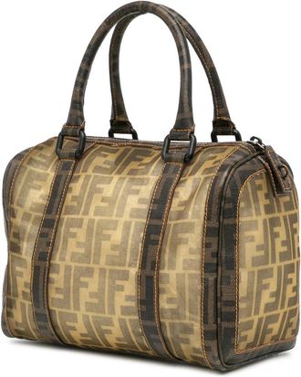 Fendi Crossbody Bags - Zucca Mesh Boston Bag - Gr. unisize - in Braun - f&uuml;r Damen