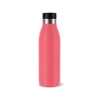 Emsa Emsa Bludrop gourde 0,5 L Corail, Durable, Acier inoxydable, Herm&eacute;tique, Rev&ecirc;tement esth&eacute;tique, Texture poudr&eacute;e, Facile &agrave; utiliser, Boissons chaudes e