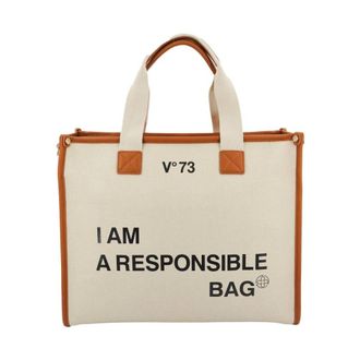 V&deg; 73 Responsibility Bis Tote Bag - - Bags - Damen - Beige - ONE SIZE
