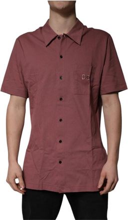 Dolce & Gabbana Button-Down-Hemd - - Shirts - Herren - Braun - XS