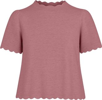 Vila Vinikolina O-Neck S/S Knit Top - Noos