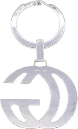Gucci unisex, Pre-owned, Gris, Taille: ONE Size Porte-cl&eacute;s argent&eacute;s Pre-owned