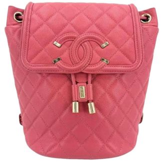 Chanel Pre-owned Matelasse Backpack - Femme - Pre-owned - Rose - Taille: ONE Size