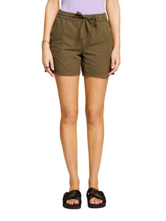 Esprit Damen 033ee1c308 Shorts, 350/Khaki Green, 32