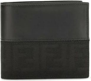 Fendi FF Jacquard Bi-Fold Geldb&ouml;rse - - Accessories - Herren - Schwarzk - ONE SIZE