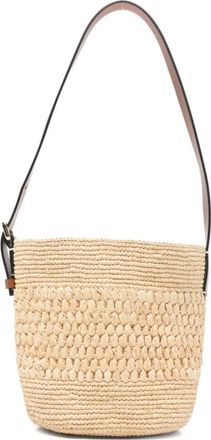 Maneb&igrave; Femme, Sacs, Beige, Taille: ONE Size Panier Bucket Bag