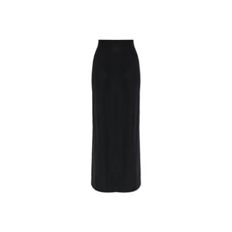 Maison Margiela Wollrock mit Schlitz - - Skirts - Damen - Schwarzk - XS