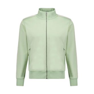 Palm Angels Track Jacket mit Rei&szlig;verschluss und Logo-Stickerei - - Sport - Herren - Gr&uuml;n - XL