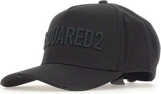 Dsquared2 Homme, Accessoires, Noir, Taille: ONE Size Casquette de baseball brod&eacute;e du logo