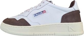 Autry Medalist Chaussures de sport pour homme en cuir et daim FT05 Blanc et tund, Biano et Tund, 40 EU