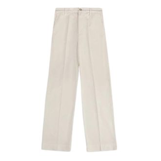 Fay Wide Hosen - - Trousers - Damen - Beige - W26