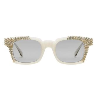 Kuboraum S3 Leaf - unisex - Accessoires - Blanc - Taille: 50 MM