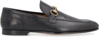 Gucci Mens Leather Loafers Black
