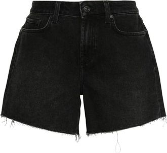 7 For All Mankind Femme, Shorts, Noir, Taille: W27 Denim Shorts