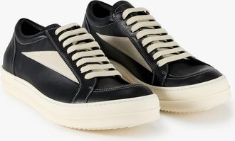 Rick Owens Baskets crant&eacute;es en cuir
