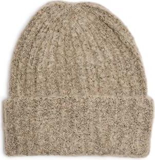 Pieces PCPYRON Structured Hood Noos BC Bonnet, Marron Clair, Taille Unique Femme