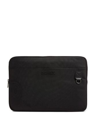 Dsquared2 pochette dordinateur à logo - Noir