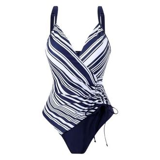 Generic Maillot de bain une pi&egrave;ce pour femme, contr&ocirc;le du ventre, maillot de bain dos nu, athl&eacute;tique, s&eacute;chage rapide, maillot de bain de vacances modeste, v&ecirc;t